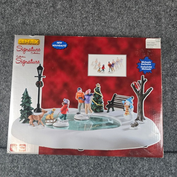 Lemax | Holiday | Lemax Signature Collection Animated Skating With The ...